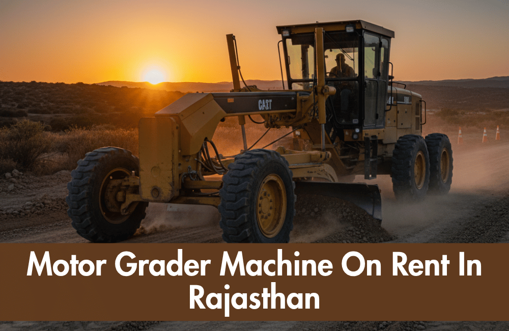 Motor Grader Machine On Rent In Rajasthan